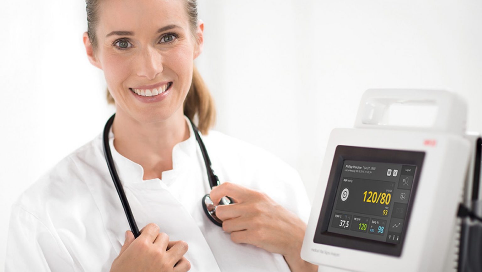 Analizador de signos vitales con medición de bioimpedancia, SECA mVSA ...