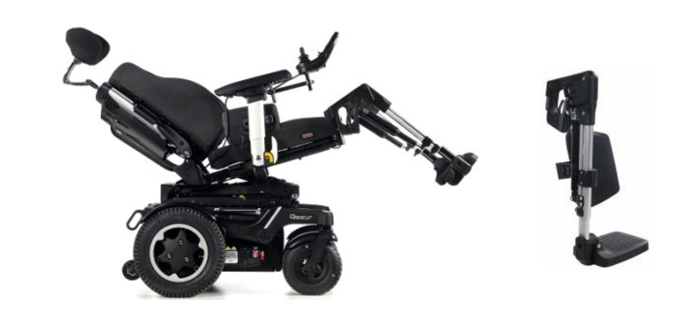 Silla de ruedas motorizada, de tracción trasera, modelo Quickie Q300R ...